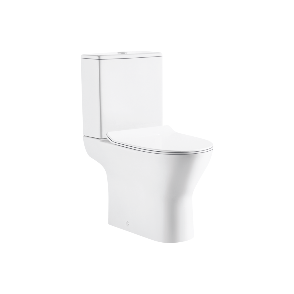 BERGEN- Close Coupled, Open Back Toilet - Brit Ocean Bathrooms