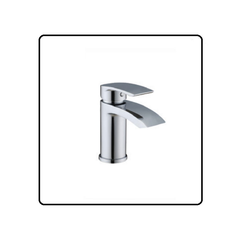 FLOW (Single Lever)- Basin Mixer with Basin Waste - Brit Ocean Bathrooms