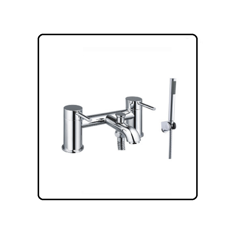 MARINO (Dual Lever)- Deck Mounted Bath Shower Mixer With Kit - Brit ...