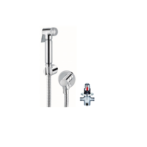 Square Douche Kit with Angle Valve - Brit Ocean Bathrooms