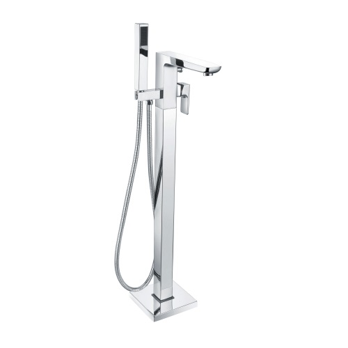 DASH (Single Lever)- Floor Mounted Bath Shower Mixer With Kit - Brit ...