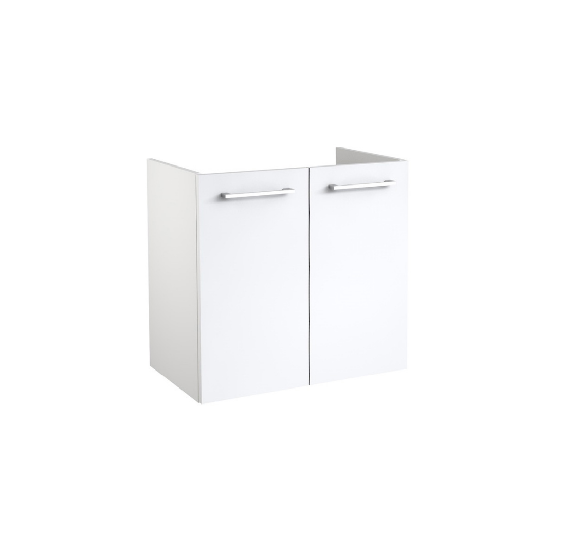 METRO (600mm-2 Door) Wall Hung Short Projection Vanity - Glossy White ...