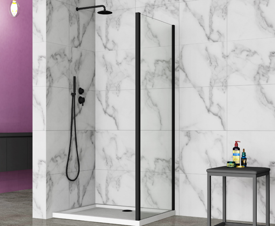 Shower Side Panel | Shower Cubicles - Brit Ocean Bathrooms