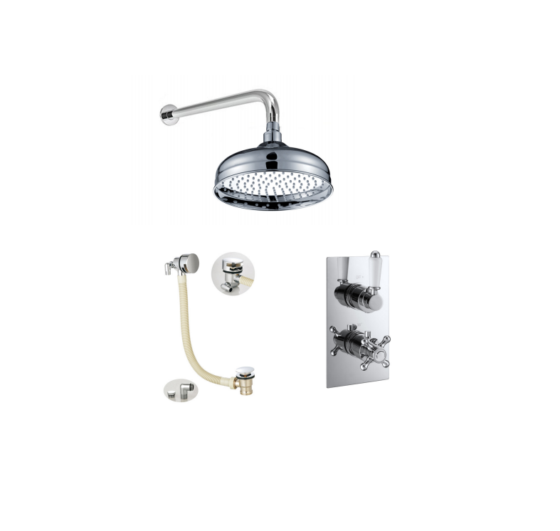 TRSPACK3: Thermostatic Concealed Shower Pack (Traditional) - Brit Ocean ...