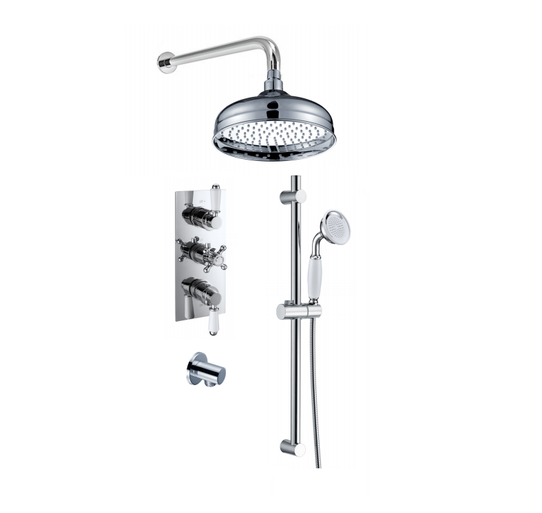 TRSPACK5: Thermostatic Concealed Shower Pack (Traditional) - Brit Ocean ...