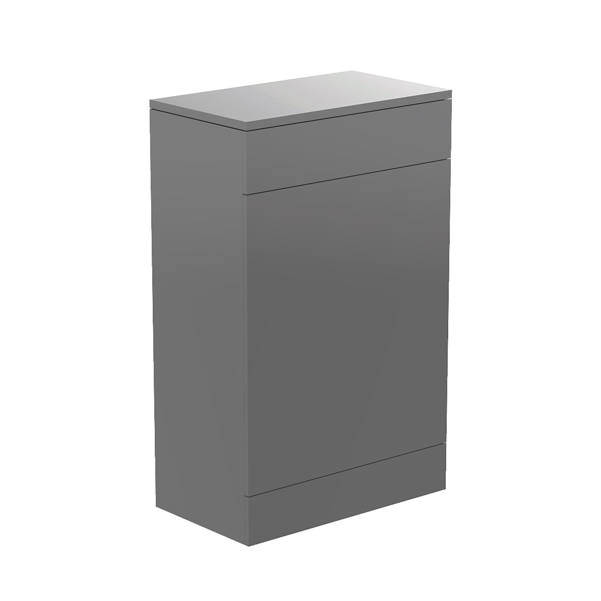 FLAIR (500mm) WC Unit - Matt Light Grey - Brit Ocean Bathrooms