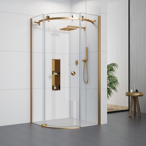 Quadrant Shower Enclosure Gold at Irish Lin blog